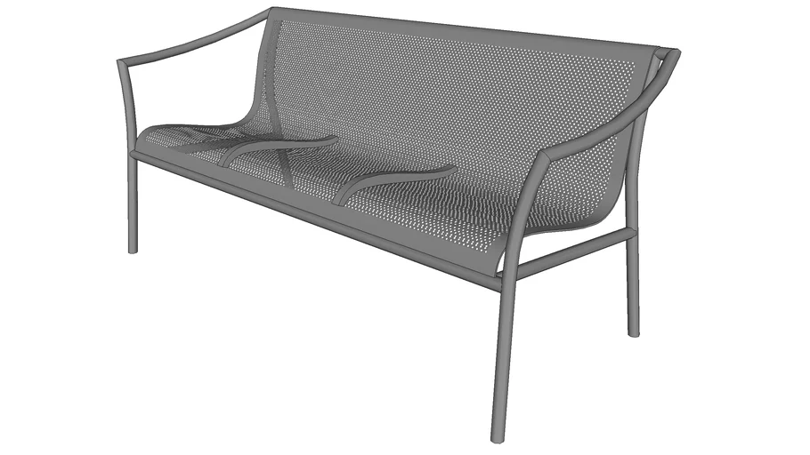 Town Square 70' Bench | 3D Warehouse