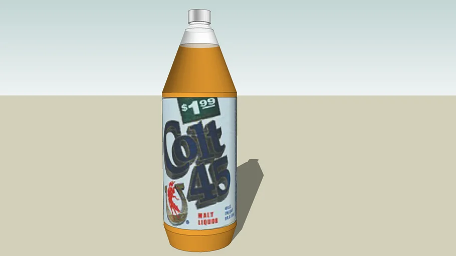 Colt 45 Malt Liquor | 3D Warehouse