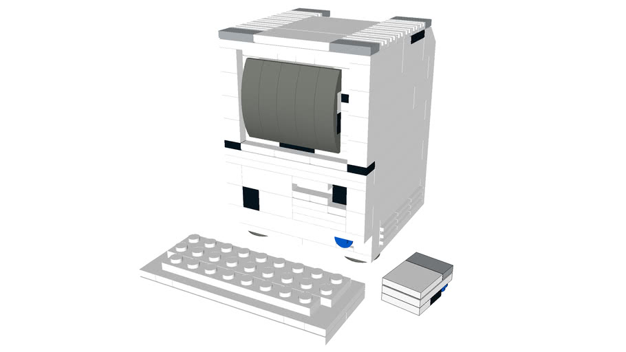 LEGO apple_macintosh_1984 | 3D Warehouse