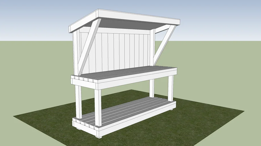 Garden Work Bench | 3D Warehouse