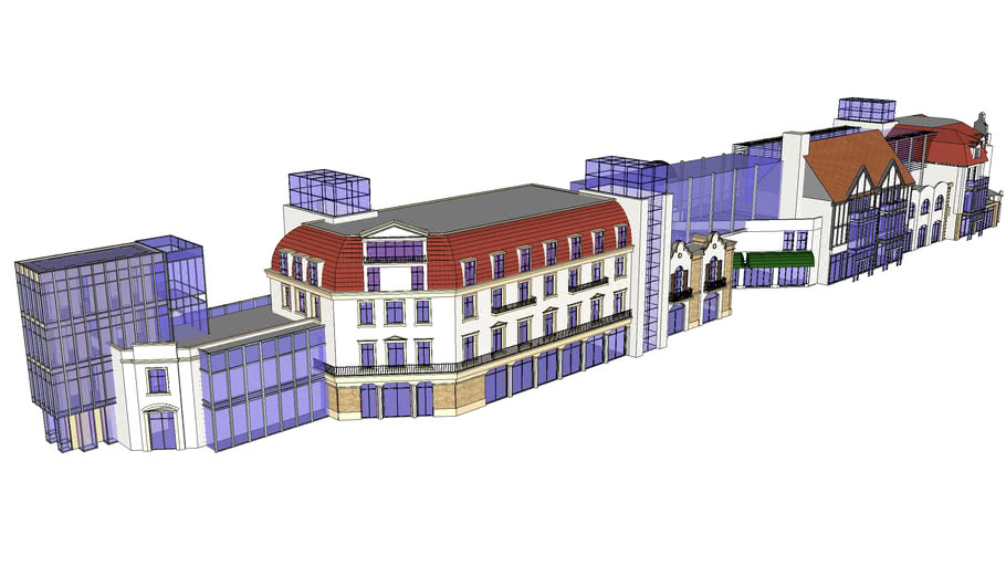 commercial street | 3D Warehouse