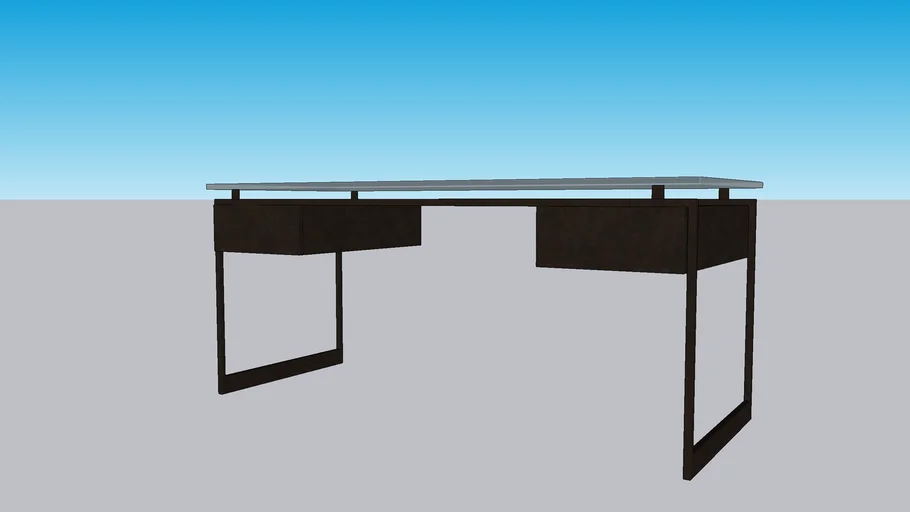 RH Latour 68' Desk | 3D Warehouse