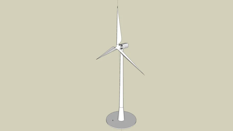 Wind Turbine 145M | 3D Warehouse