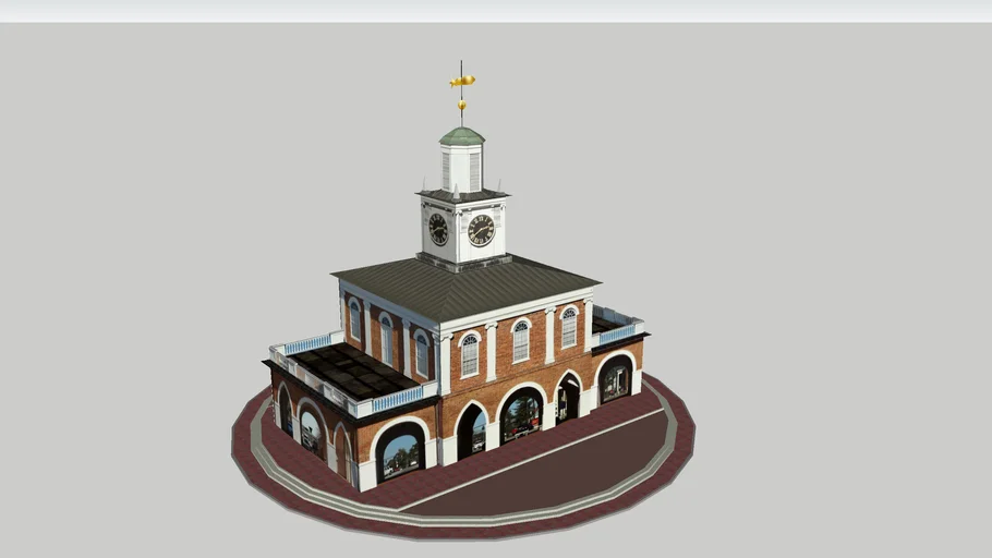 The Fayetteville Market House | 3D Warehouse