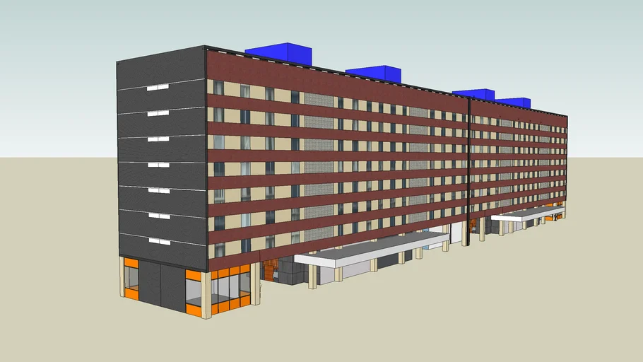 tlatelolco edificio | 3D Warehouse