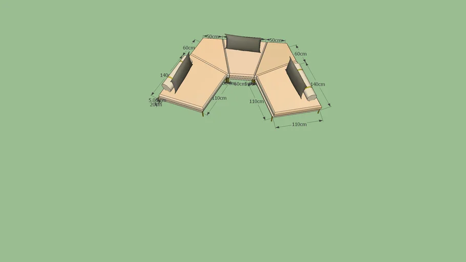 u seat | 3D Warehouse