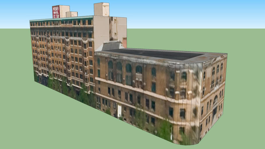 Milner Hotel Detroit, MI, USA | 3D Warehouse
