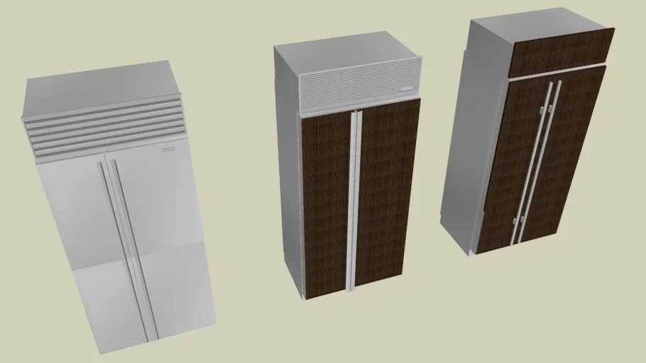 SUB-ZERO 661 Side-By-Side | 3D Warehouse