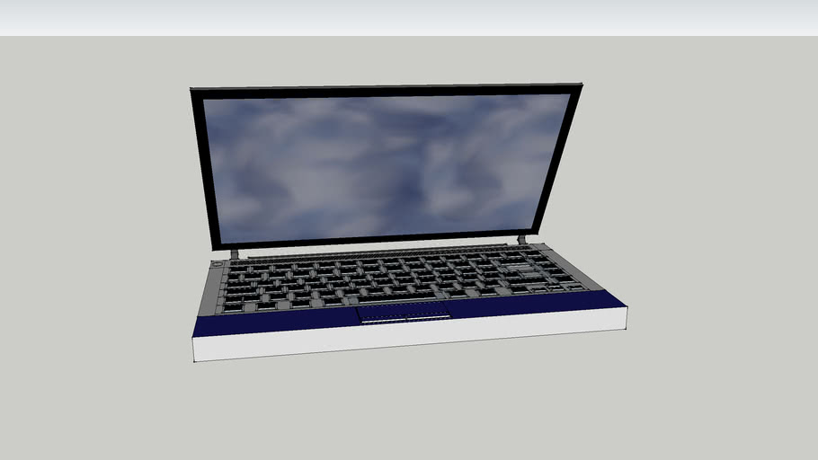 Notebook with Dynamic Lid (Close-Open) | 3D Warehouse