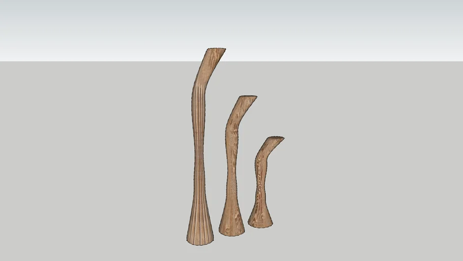 Decor Random Log Sculpture | 3D Warehouse
