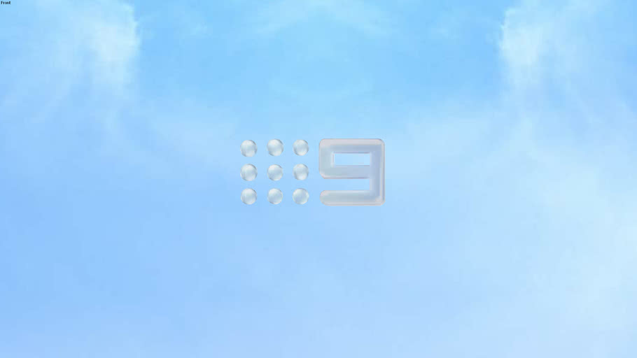 new Nine network logo | 3D Warehouse