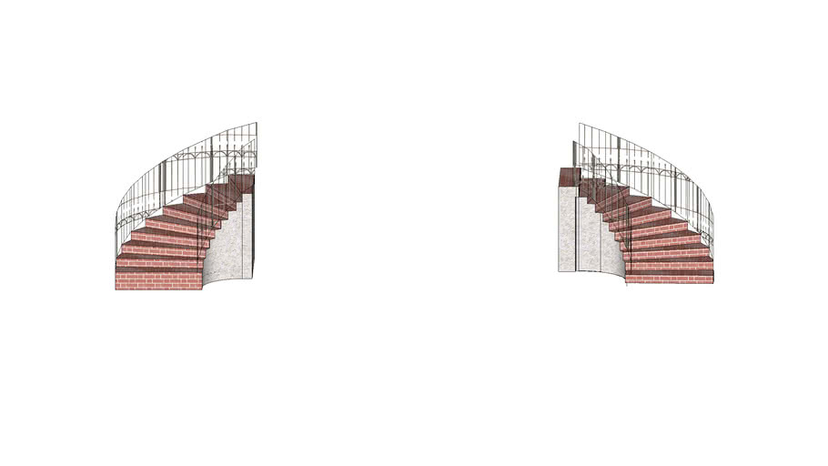 SEMI CIRCLE STEPS | 3D Warehouse