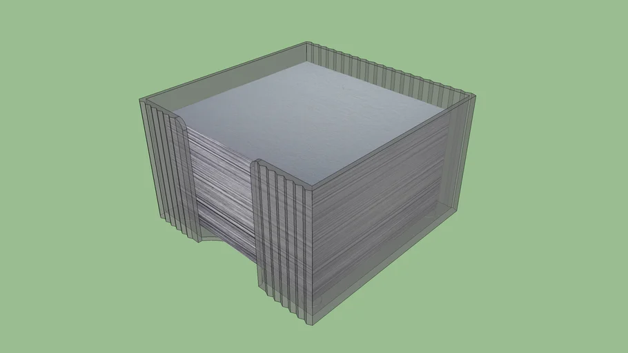 Post-it paper tray | 3D Warehouse