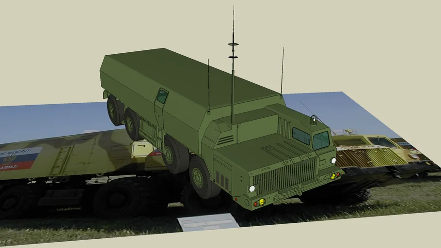 54K6E2 Command Vehicle for S-300 | 3D Warehouse