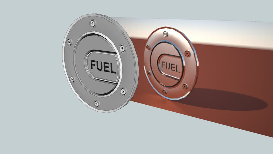 Car Tunning flat fuel cap maxwell texturized | 3D Warehouse
