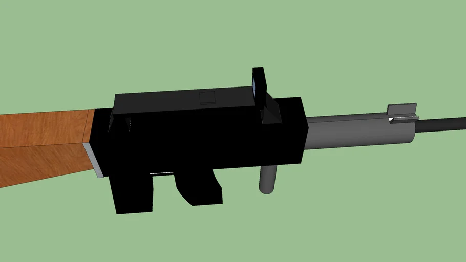 Simple Assault Rifle | 3D Warehouse