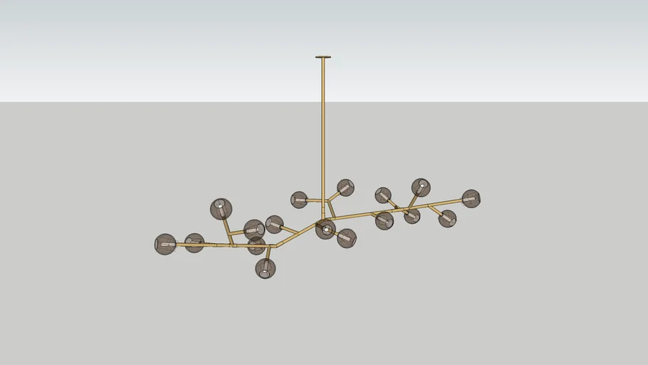 Last Night Branche chandelier | 3D Warehouse