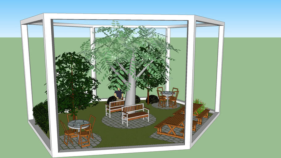 hexagon garden | 3D Warehouse