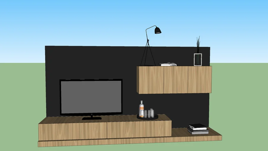 Modern TV stand | 3D Warehouse