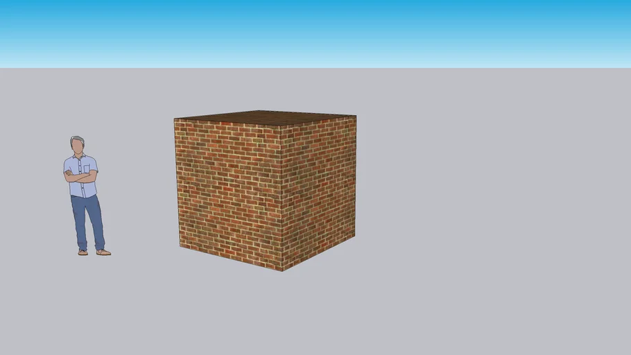 2x2m Brick Box | 3D Warehouse
