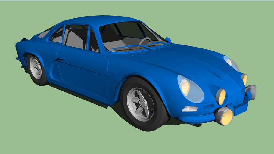 renault alpine a110 | 3D Warehouse