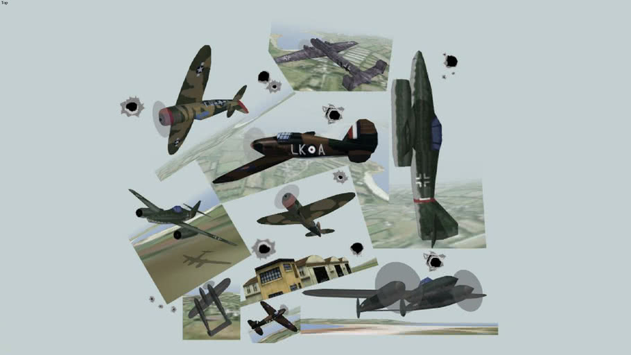WW2 Flight Simulator v1.0 | 3D Warehouse