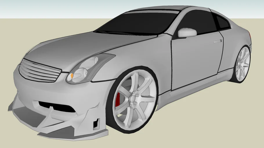 Modified Infiniti G35 | 3D Warehouse