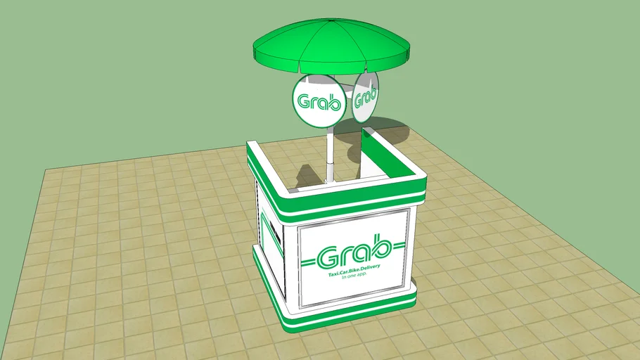 GRAB Terminal Booth | 3D Warehouse