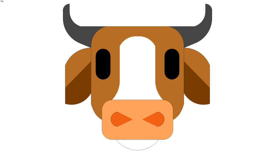 Cow Face | 3D Warehouse