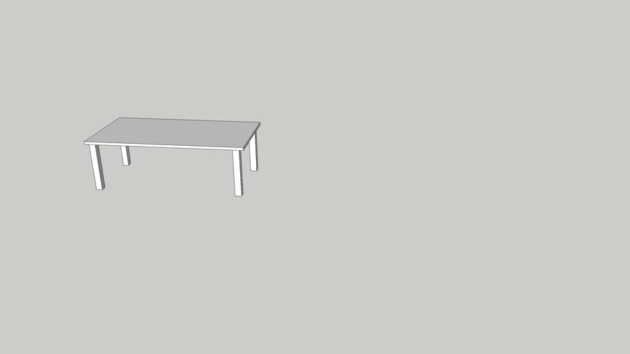 Table basse simple | 3D Warehouse