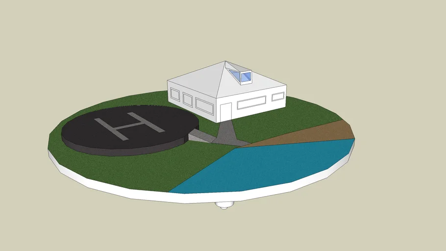 Space/Floating House | 3D Warehouse