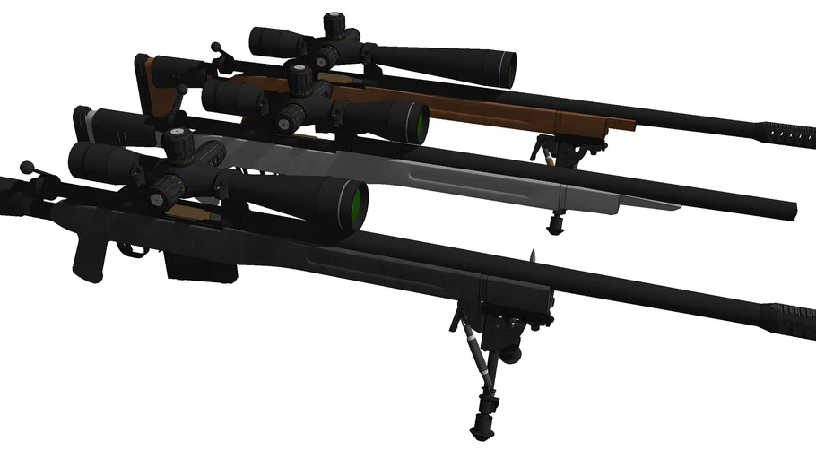 Mk.17 Sniper Rifle / Civilian Sports Rifle | 3D Warehouse