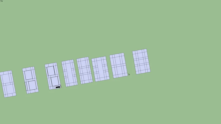 tartan and mondrian layouts | 3D Warehouse
