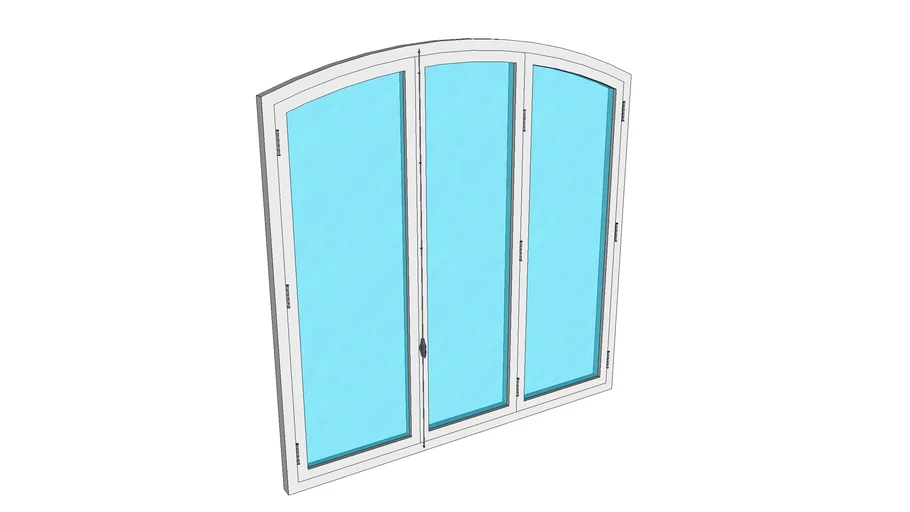 3-panel window | 3D Warehouse