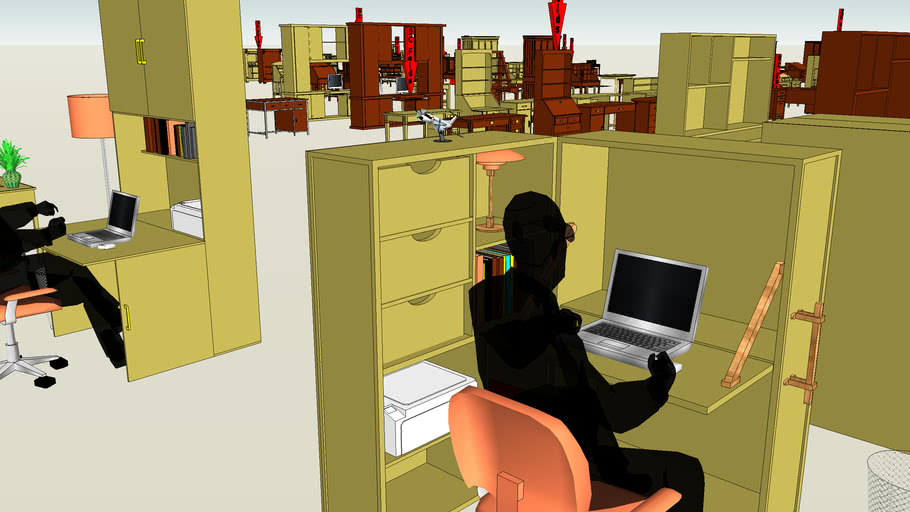 desk props | 3D Warehouse