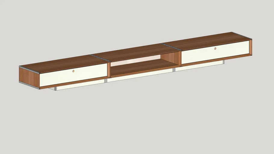 Eichenfrau form560-1 lowboard Kommode | 3D Warehouse