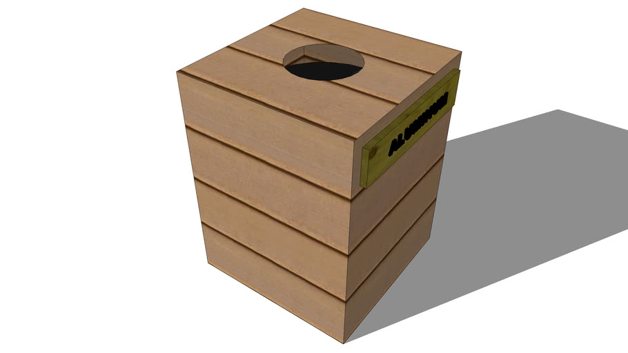 Waste Can (Aluminum) | 3D Warehouse