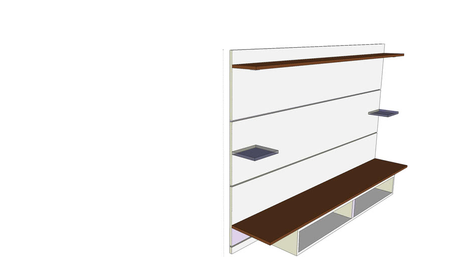 PAINEL PARA TV 60 polegada | 3D Warehouse