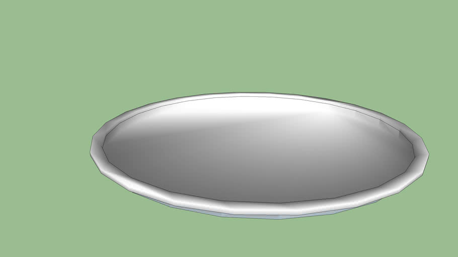 Round Glass Plate | 3D Warehouse