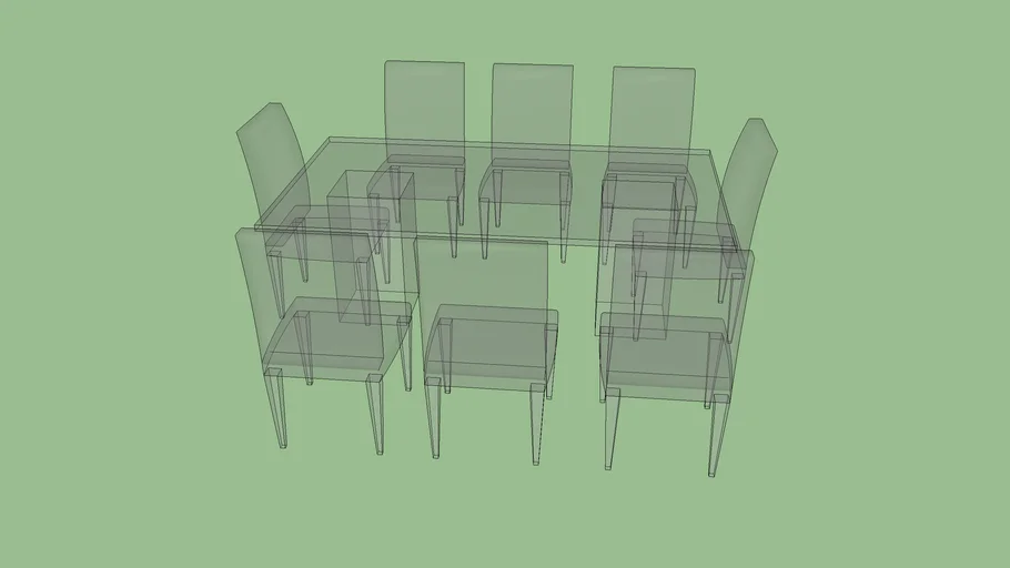 Dining set 1 | 3D Warehouse
