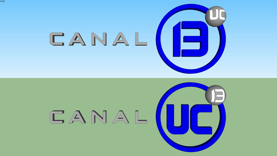 Canal 13 UC logos (1999-2002) | 3D Warehouse