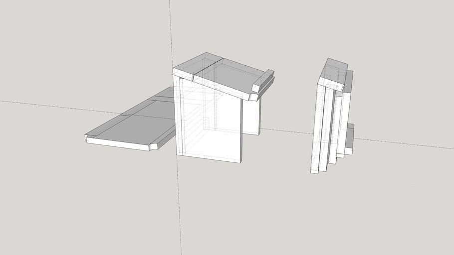A Foldable/collapsable Table-Top Shtender | 3D Warehouse