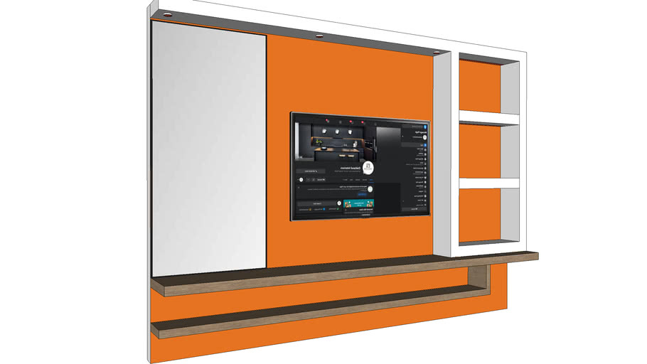 Simple Tv Rack Design | 3D Warehouse