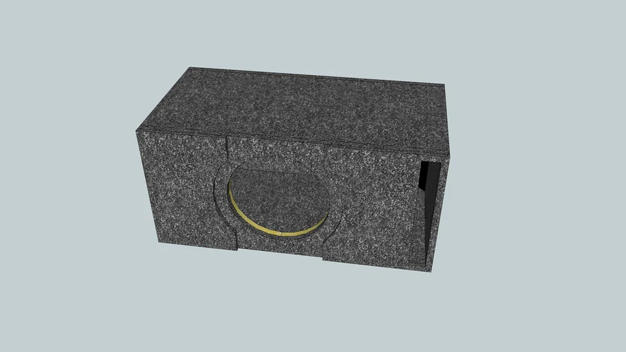 JL audio w7 13 box | 3D Warehouse