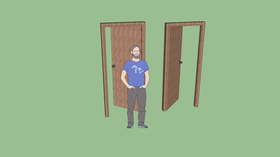 Wooden Room Doors | 3D Warehouse