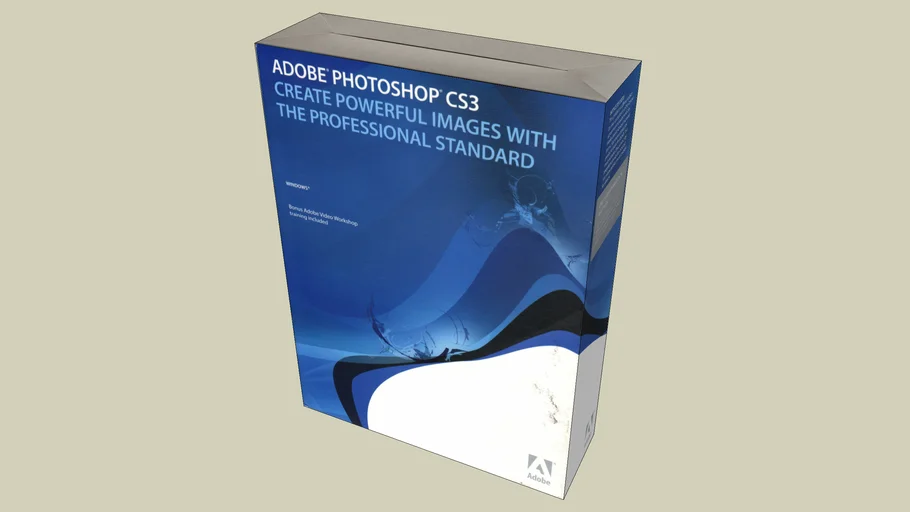 Adobe Photoshop CS3 Box | 3D Warehouse