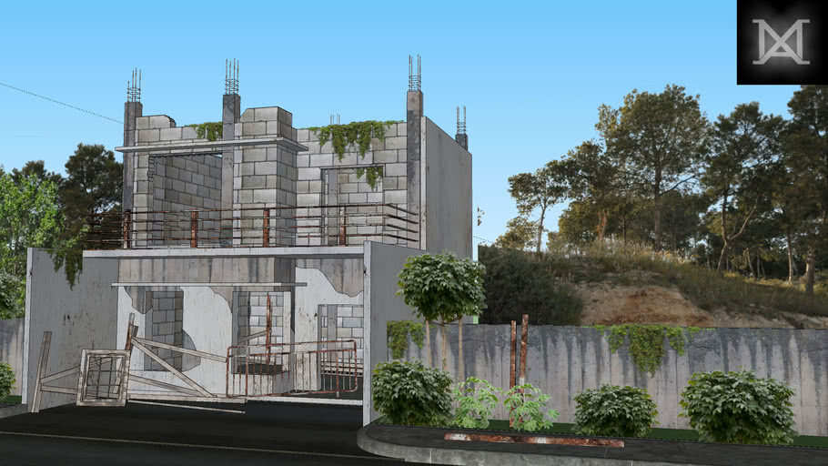 UNDER CONSTRUCTION BUILDING | 3D Warehouse