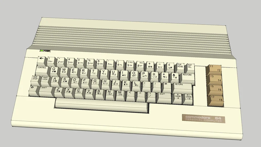 Commodore 64c | 3D Warehouse