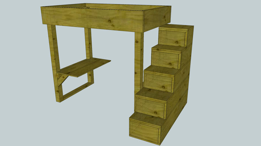 Loft Bed | 3D Warehouse