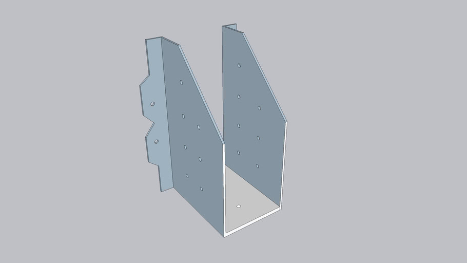 Joist hanger 2x6 steel | 3D Warehouse